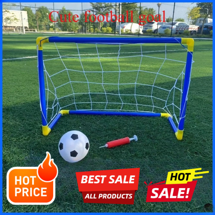 Portable Indoor/Outdoor Toy Football Goal Set44x25cm - Micro Soccer Net ...