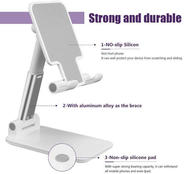 Portable Adjustable Cell Phone Stand | Daraz.pk