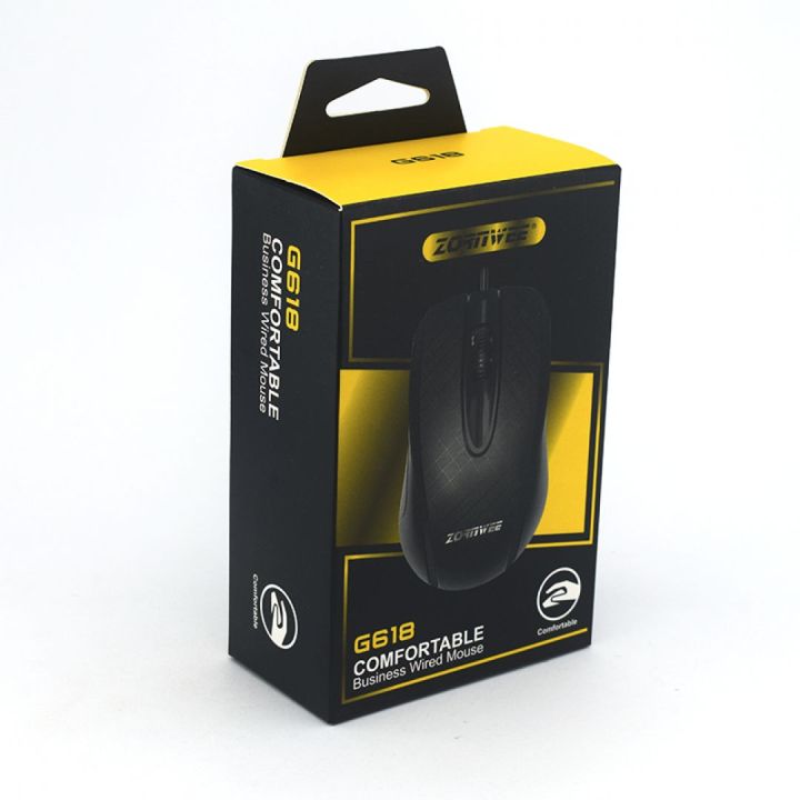 ZORNWEE COMFORTABLE BUSSINESS WIRED MOUSE G618 | Daraz.lk