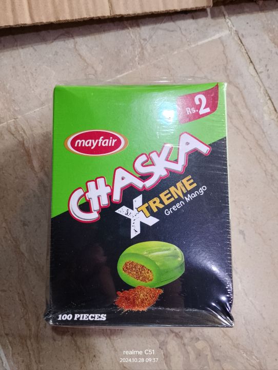 Chaska Xtreme Green Mango/Amrood/Orange (Pack Of 100 Pieces Box )Chaska ...