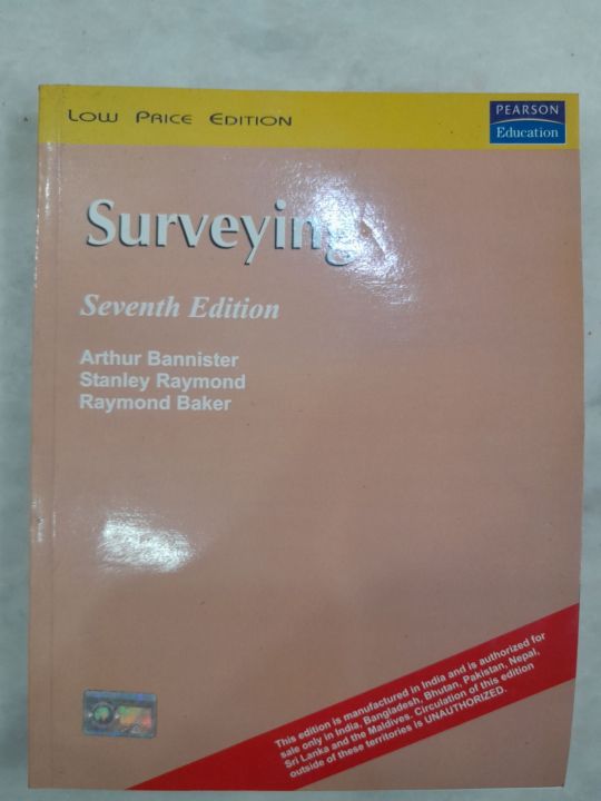 Surveying 7th by Arthur bannister | Daraz.pk