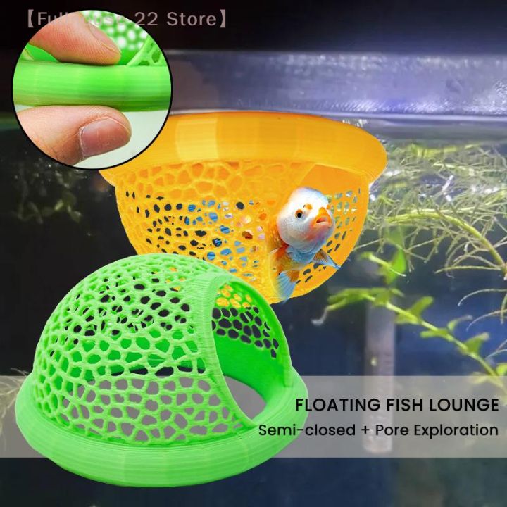 【MAX-22】Floating Betta Shrimp Cave Feeding Breeding House For Small ...