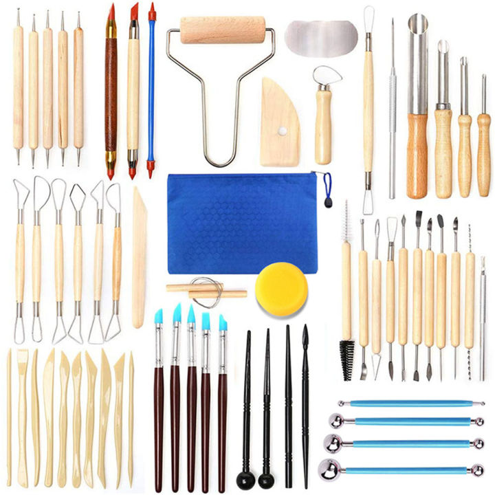 Clay Tools Set Sculpting Kit Sculpt Smoothing Wax Carving Pottery ...