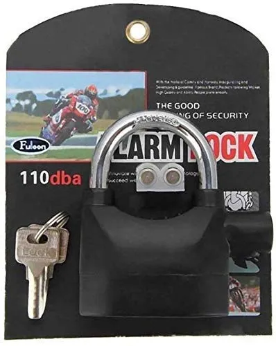 Alarm Lock Padlock Anti-Theft Security System Door Motor Bike Bicycle ...
