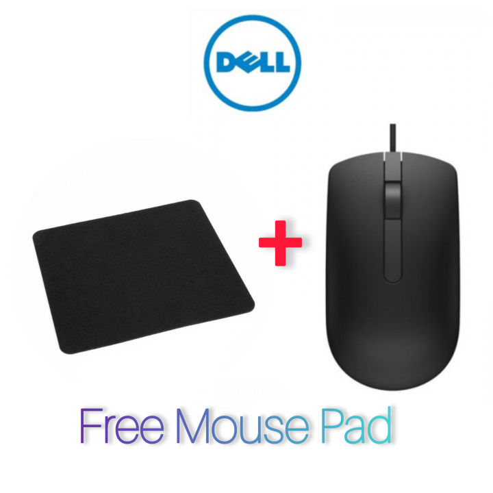 DELL MS116 USB WIRED 1000DPI OPTICAL BRANDED MOUSE | Daraz.pk