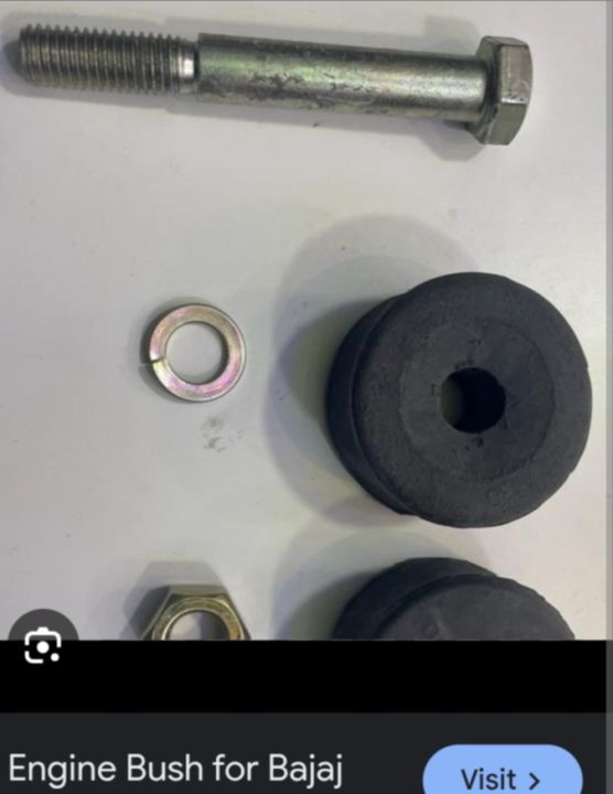 BAJAJ 2STOCK TUK TUK THREE-WHEELER ENGINE BUSH rubber Nail and Nut ...