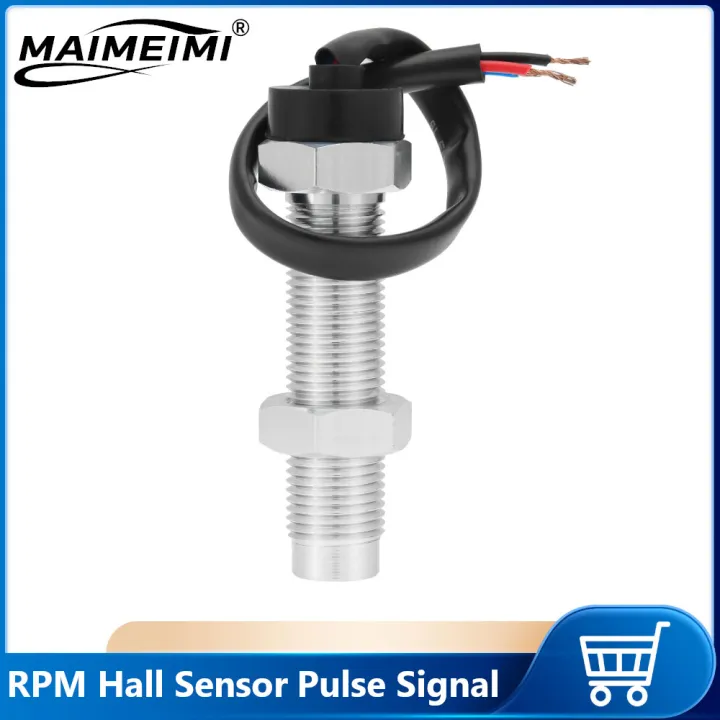 1PC RPM Hall Sensor For Tachometer RPM Speed Meter Pulse Signal ...