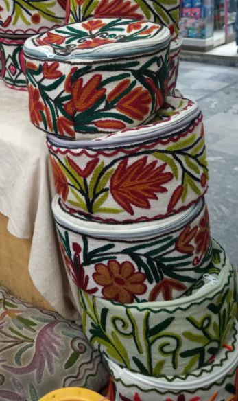 kashmiri Aar work chapati keeper basket | Daraz.pk