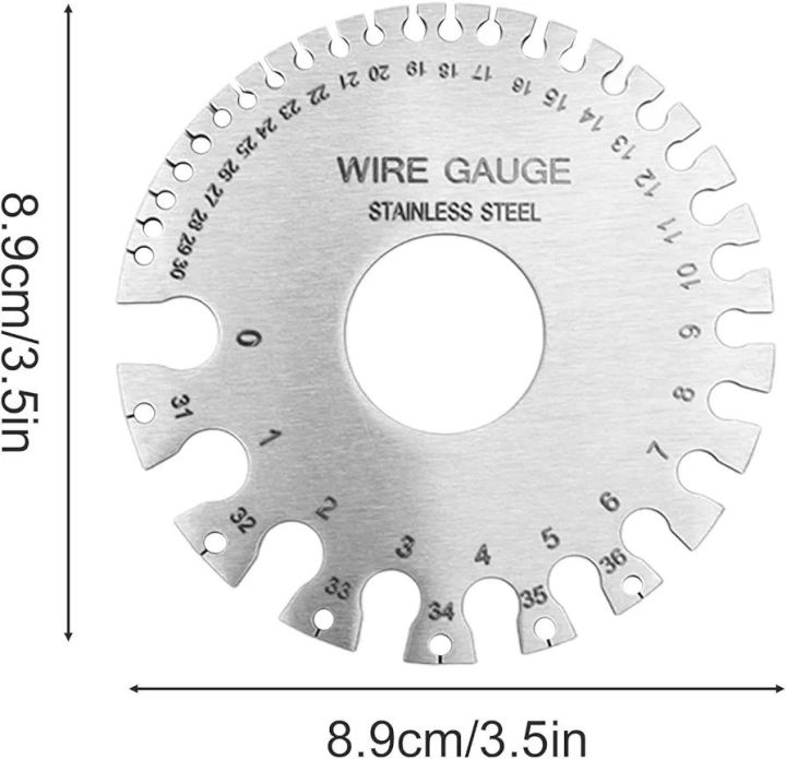 High quality 1 pc Wire Metal Sheet Thickness Gauge Stainless Steel ...