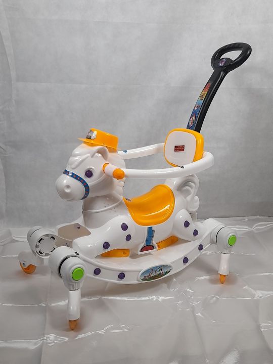 Baby Strolling, Rocking & Riding Horse 100% Premium Plastic Quality ( 3 ...