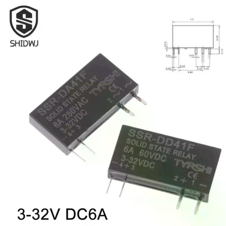 SSR-41FDD/41FDA Solid State Relays DC To DC Slim Relay Module 3-32VDC ...