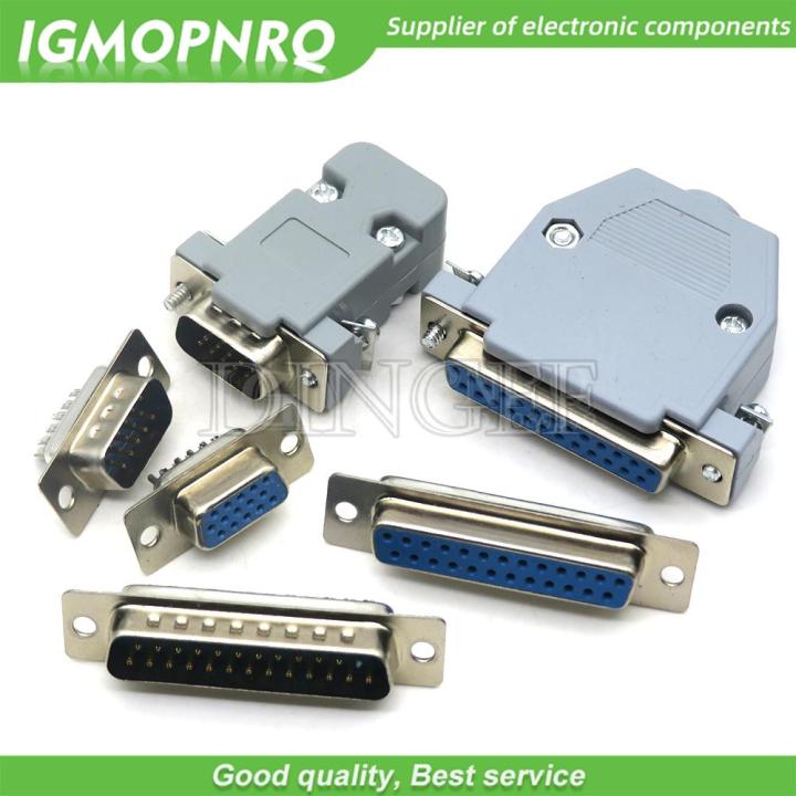 5PCS DB9 DB15 DB25 DB37 Adapter Connector Serial COM Plug Connectors Hole pin Female Port Socket ...