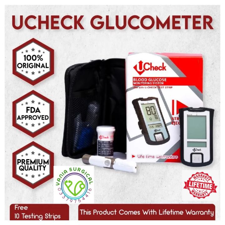 Life time warranty Ucheck glucometer, U check glucometer | U chek ...