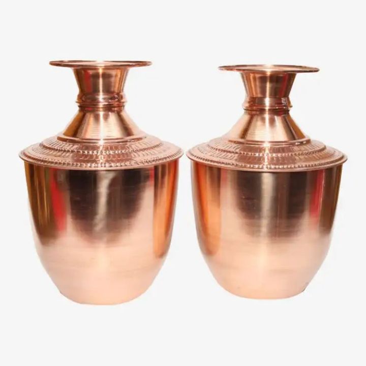 Copper Kalash Gagri 8 No Set Of 2 | Daraz.com.np