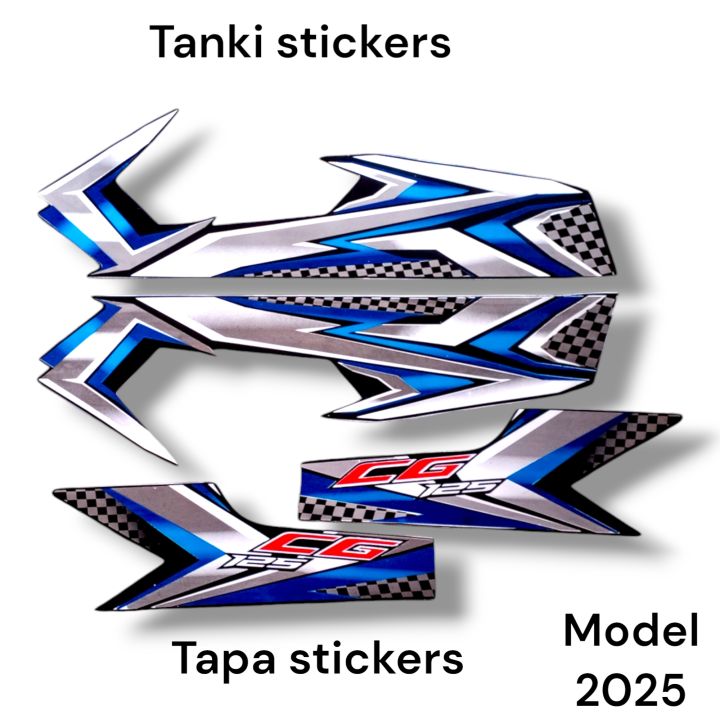 Stickers for bike 125 Motorcycle/4pcs bike Tanki tapa Stickers/125 ...