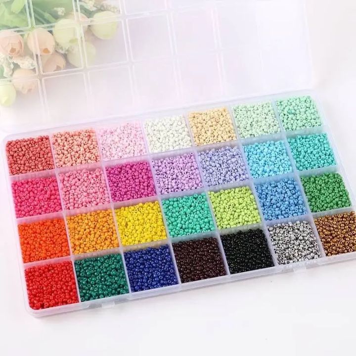 Upto 3000 Beads Random Multicolor Seed Beads Fashion For DIY Bracelet ...