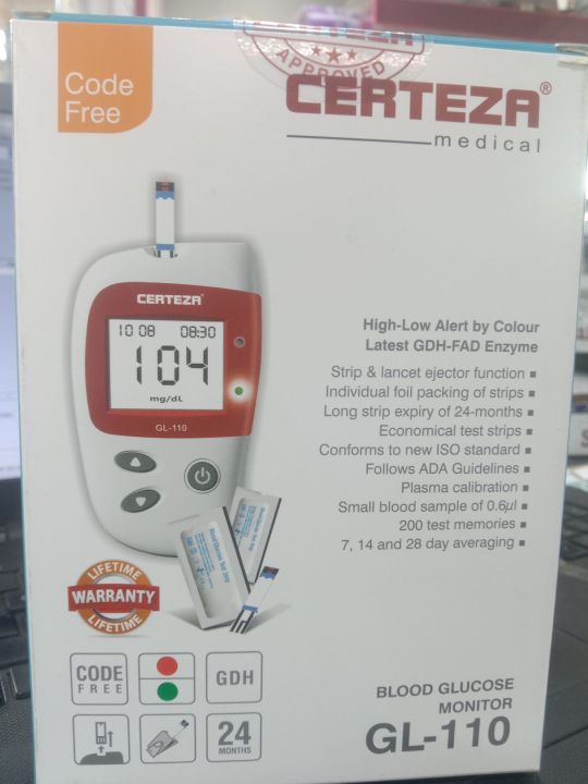 certeza GL 110 glucose meter | Daraz.pk