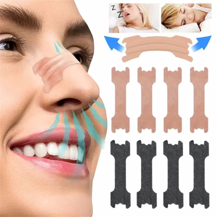 20-100pcs Snoring Stickers Breathing Nose Strips Physical Airway ...