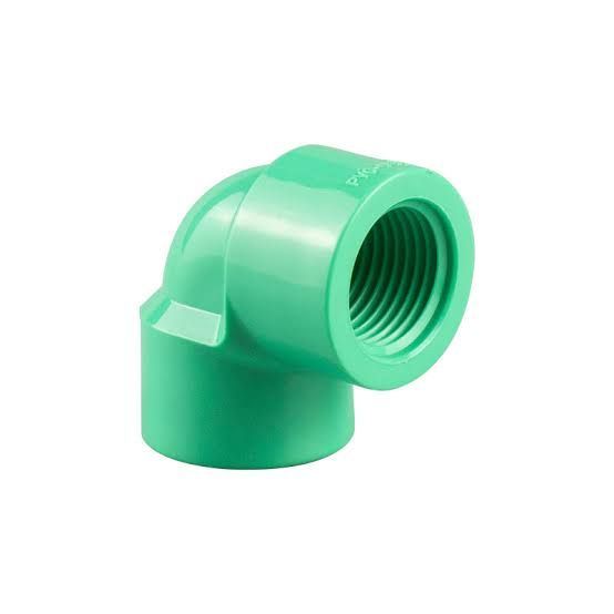 2ps half inch pvc thared elbow for plumbing water line fittings pvc ...