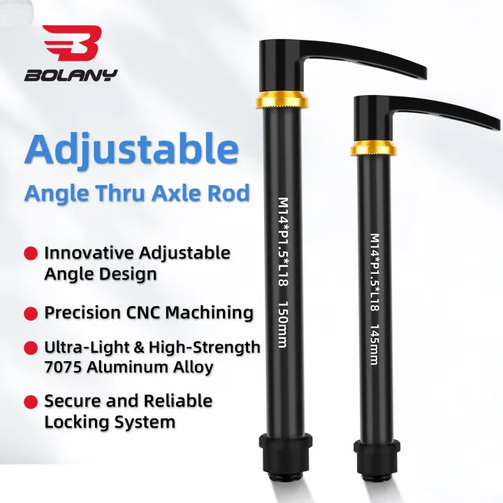 BOLANY Bicycle Fork Quick Release Rod Thru Axle Rod 15mm Adjustable ...