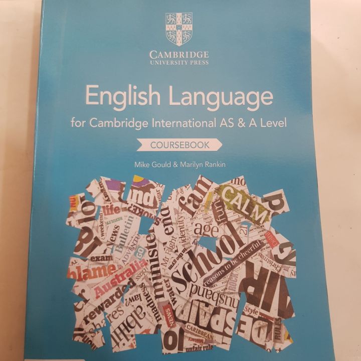 ENGLISH LANGUAGE FOR CAMBRIDGE INTERNATIONAL AS AND A LEVEL COURSE BOOK ...