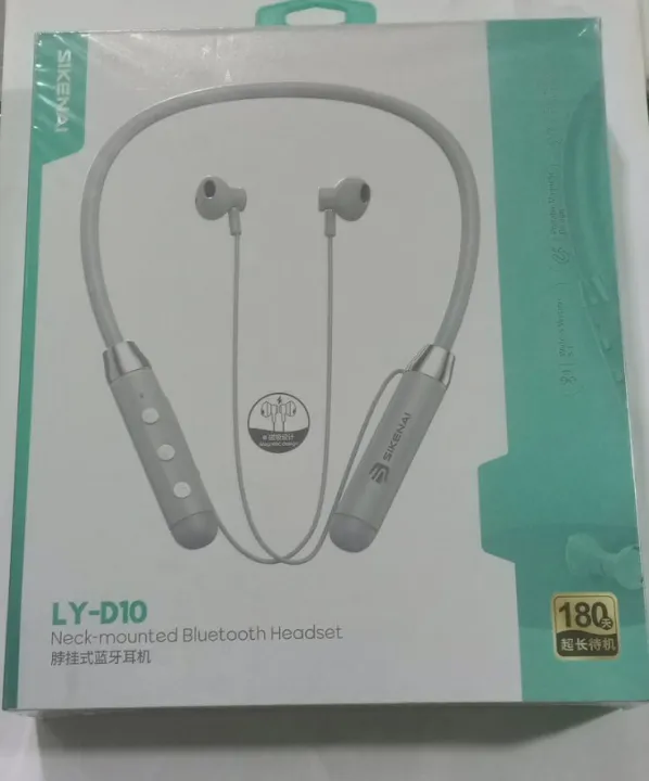 SIKENAI LY D10 Neck mounted, bluetooth handsfree wireless version 5.1 ...
