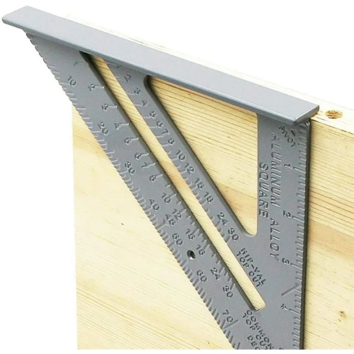 Triangle Rule 90 Degree Thickening Angle Rule Aluminum Alloy Carpenter ...