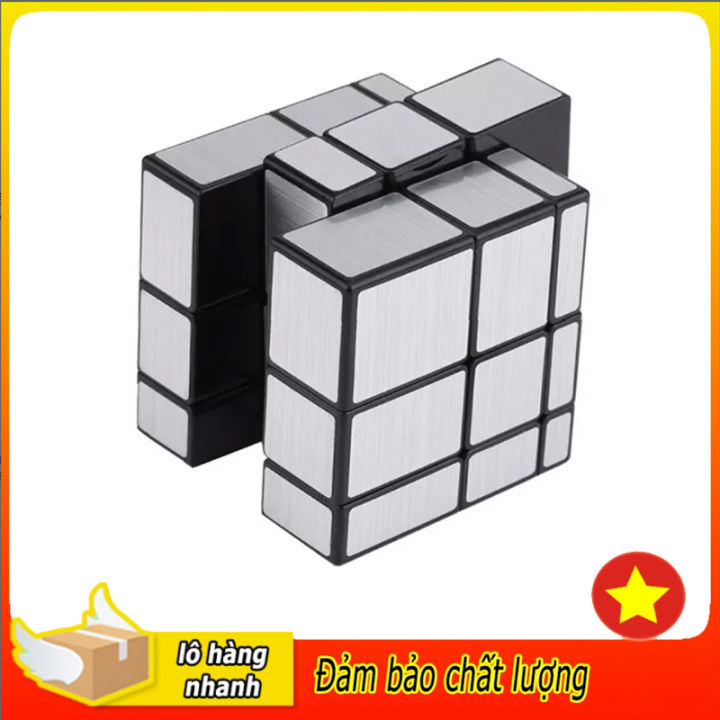 Rubik's cube 3x3 Rubik's Cube silver mirror small size brain training ...