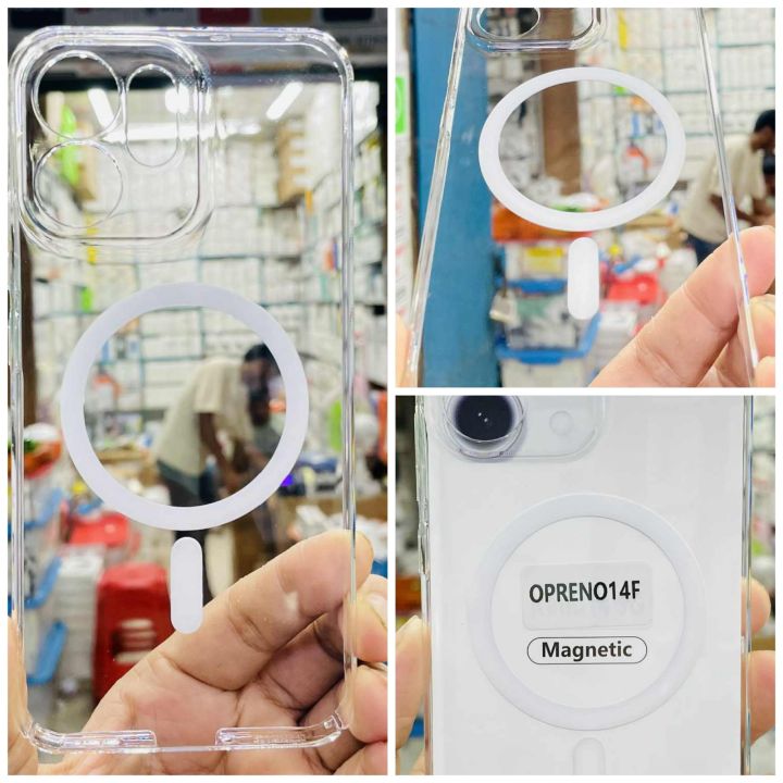 Oppo Reno14 F Anti Yellow Hard MagSafe Compatible Shockproof ...