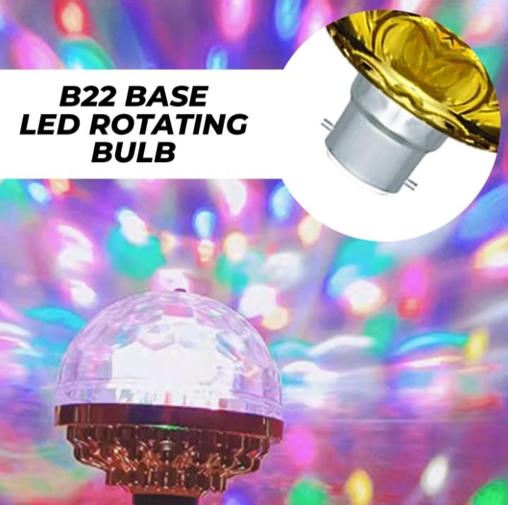 Disco Lights,Colorful Rotating Ball Light DJ Crystal RGB Party Light ...