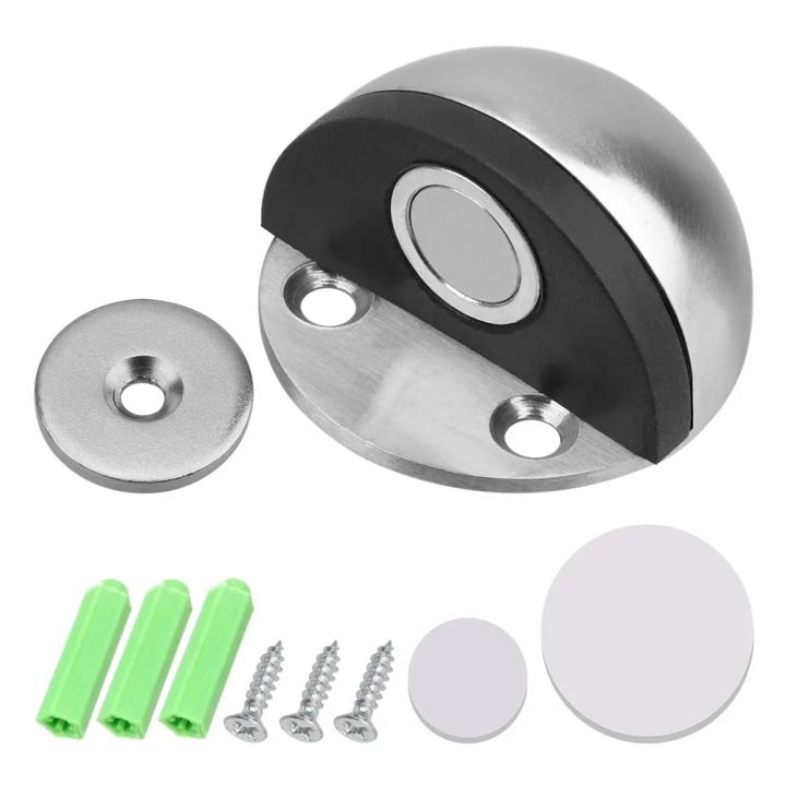 Stainless Steel Magnetic Door Stopper Punch-free Door Touch Magnetic ...