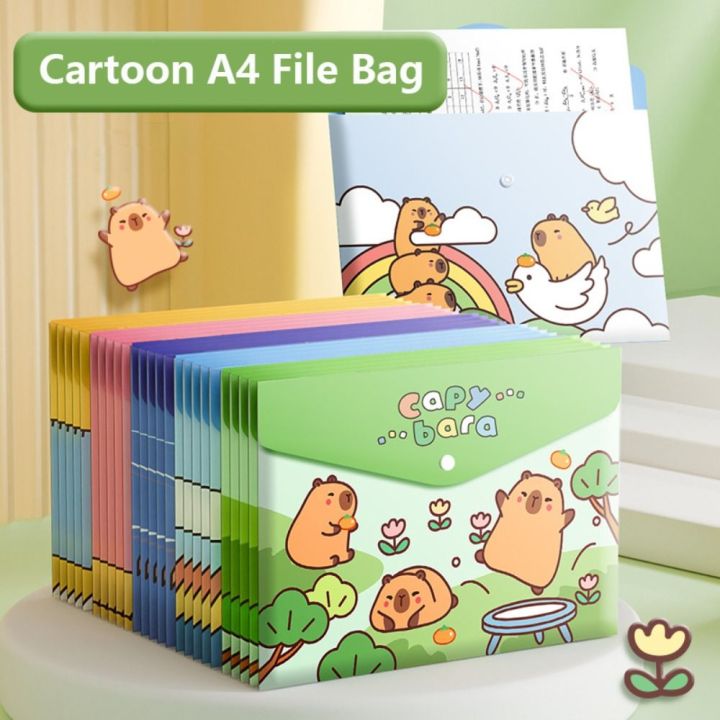 5PCS/Set Large Capacity A4 File Folder Test Paper Storage Waterproof ...