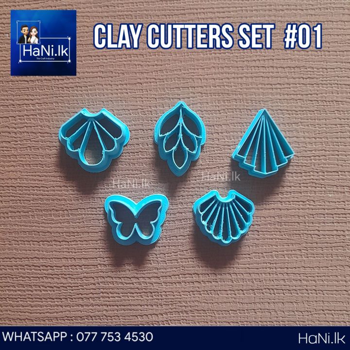 Polymer Clay Cutters Set (5pcs) | Daraz.lk