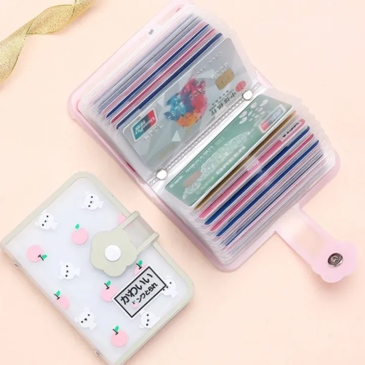 Name Card Holder Book Portable Photocard ID Mini Photo Album 20 Pockets ...