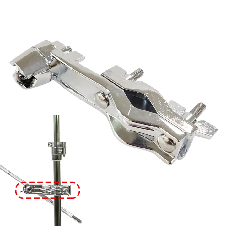 Metal Drum Cymbal Stand Mount Clamp,360 Degree Rotation Cymbal ...