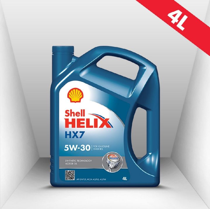 SHELL HELIX HX7 5w30 4L SYNTHETIC TECHNOLOGY MOTOR OIL | Daraz.pk