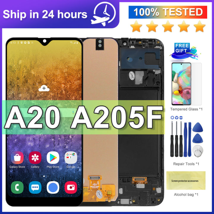 AAA+quality For Samsung Galaxy A20 LCD Display Touch Screen Digitizer ...