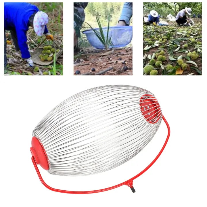Nut Gatherer Roller Nut Gatherer Stainless Steel Wire Nut Collector ...