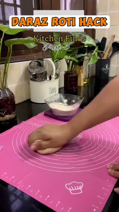 Silicon Baking & Roti Mat – Big Size 40x50 cm – Non-Stick, Reusable ...