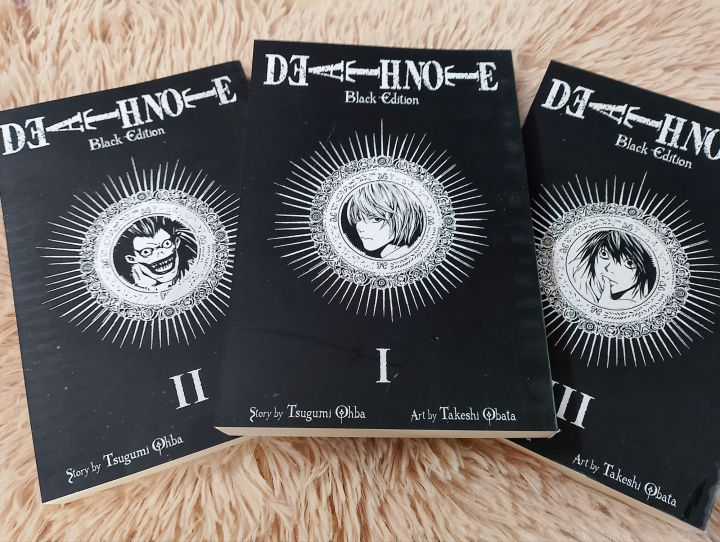 Death note black edition Manga ( 2 in 1) volume 1,2,3 combo | Daraz.com.bd