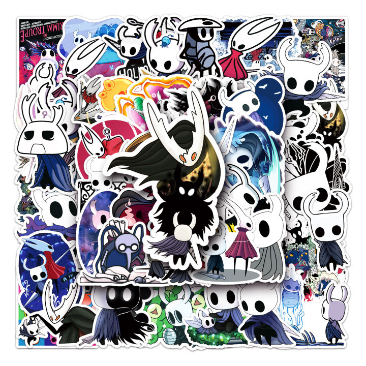 50 Piece Hollow Knight Stickers Waterproof DIY For Phones Laptop Car ...