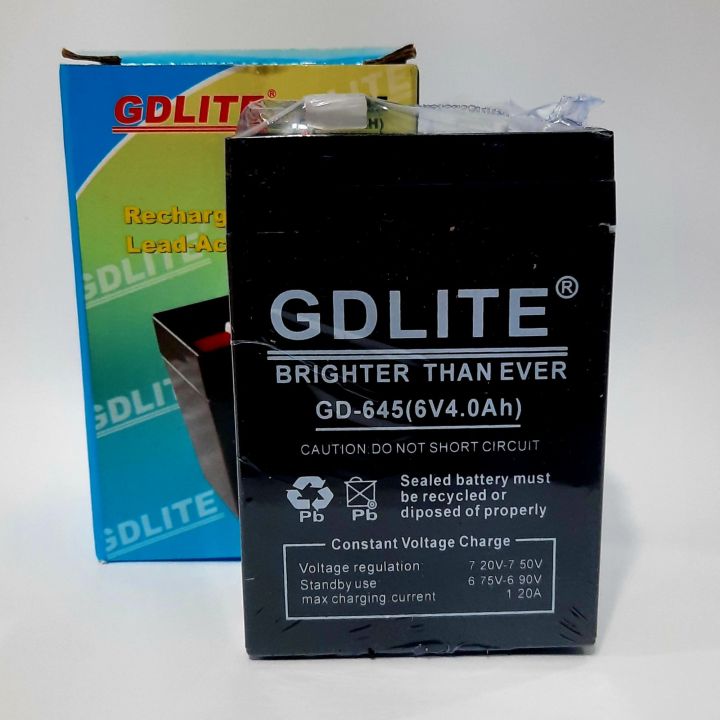 6v 4a battery gd lite battery | Daraz.pk