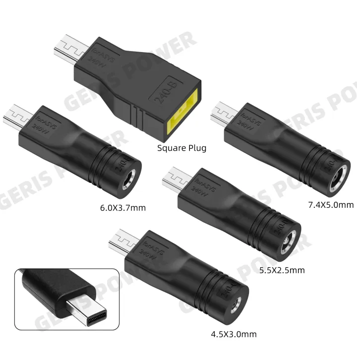 180W 200W 240W Dc Power Jack Adapter for Asus ROG Zephyrus G16 G14 TUF ...