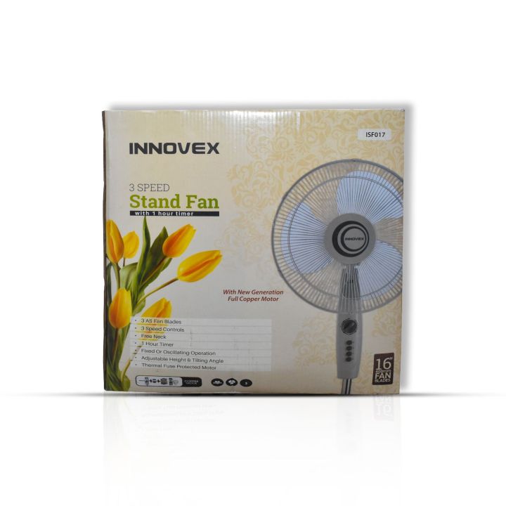 Innovex high 3 speed stand fan | Daraz.lk