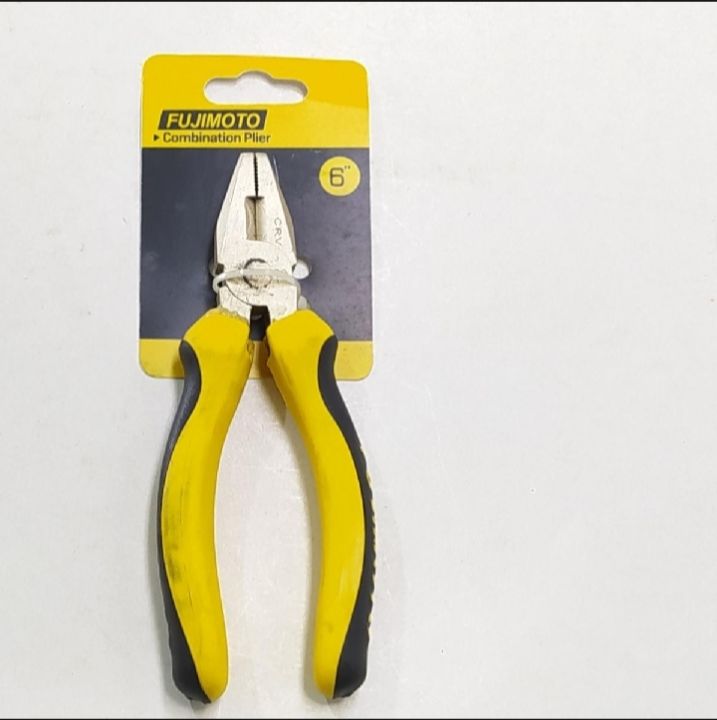 Combination Pliers - Yellow and Black | Daraz.com.bd