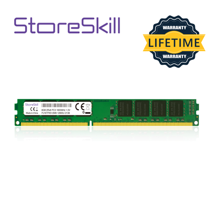 StoreSkill DDR3 2GB 4GB 8GB 1333MHz 1600MHz 10600 12800 1.5V Desktop Ram | Daraz.lk