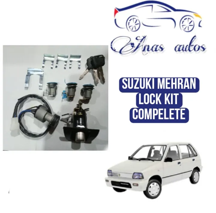 SUZUKI MEHRAN CHINA LOCK KIT COMPELETE OLD MODEL | Daraz.pk