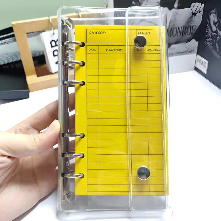 12pcs Colorful Binder, Cash Envelope Holder - Supports Weekly and ...