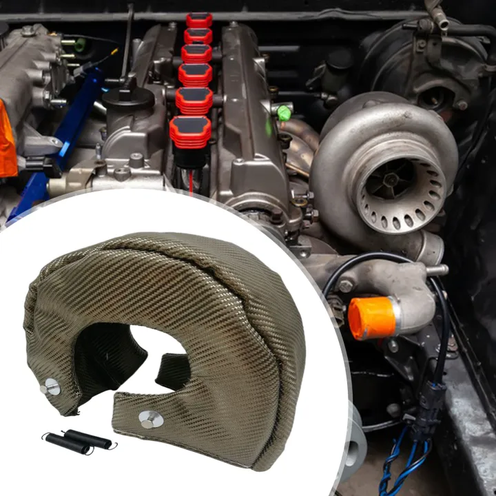 T3 Turbocharger Cover Wrap Protection Insulation Wrap Car Turbo Blanket ...