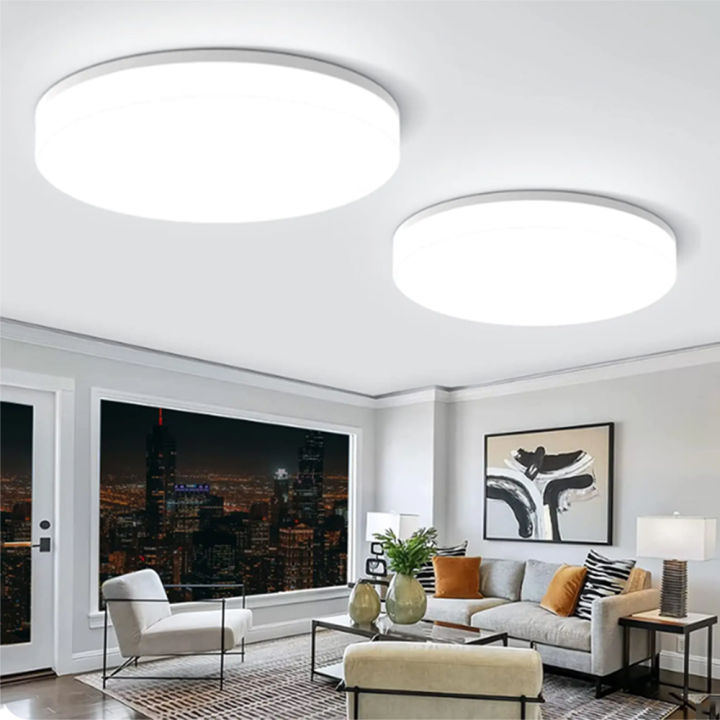 Ultra-thin Round LED Light Ceiling Lamp for Bedroom kitchen Bathroom ...